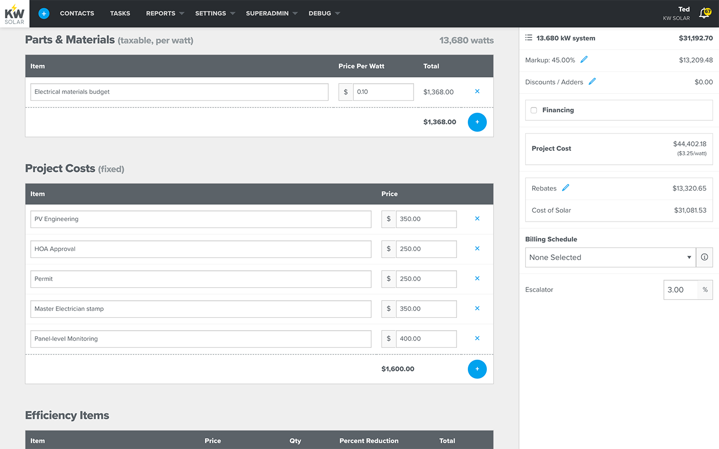 Create a solar quote - Jigawatt: Solar Sales, Quoting & Project ...
